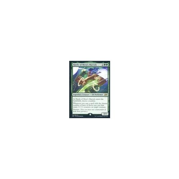 商品名：中古マジックザギャザリング 141/244[R]：【UNF】Hardy of Myra’s Marvels/マイラの超人、ハーディマジックザギャザリング/英語版/R/緑/Unfinity分類：緑/レア度：Rシリーズ：Unfinity...