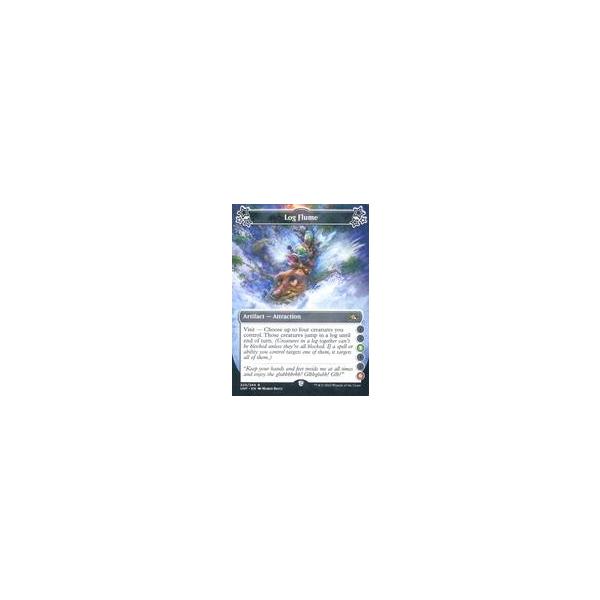 商品名：中古マジックザギャザリング 220/244[R]：【UNF】【3・6点灯】Log Flume/急流すべりマジックザギャザリング/英語版/R/アトラクション/Unfinity分類：アトラクション/レア度：Rシリーズ：Unfinity商...