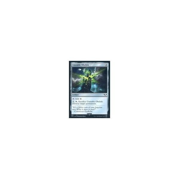 商品名：中古マジックザギャザリング 260[C]：【40K】Unstable Obelisk/不安定なオベリスクマジックザギャザリング/英語版/C/アーティファクト/統率者デッキ：Warhammer 40 000分類：アーティファクト/レア度：C