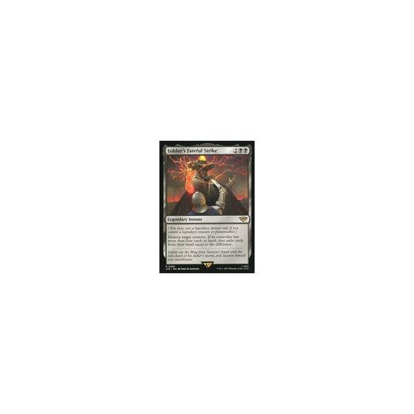商品名：中古マジックザギャザリング 0091[R]：【LTR】Isildur’s Fateful Strike/イシルドゥアの宿命の一撃マジックザギャザリング/英語版/R/黒/指輪物語：中つ国の伝承分類：黒/レア度：Rシリーズ：指輪物語：中...