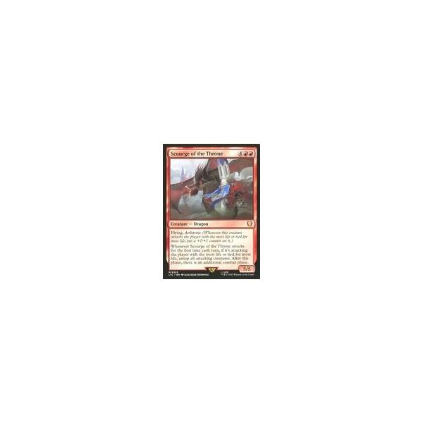商品名：中古マジックザギャザリング 0225[神話R]：【LTC】Scourge of the Throne/玉座の災い魔マジックザギャザリング/英語版/神話R/赤/指輪物語：中つ国の伝承 統率者デッキ分類：赤/レア度：神話Rシリーズ：指輪...