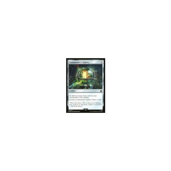 商品名：中古マジックザギャザリング 0240[C]：【WHO】Commander’s Sphere/統率者の宝球マジックザギャザリング/英語版/C/アーティファクト/ユニバースビヨンド ドクター・フー 統率者デッキ分類：アーティファクト/レ...