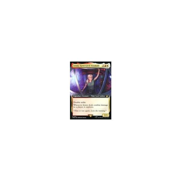 商品名：中古マジックザギャザリング 0421[R]：【WHO】【拡張アート版】Jenny  Generated Anomaly/人造アノマリー、ジェニーマジックザギャザリング/英語版/R/マルチカラー/ユニバースビヨンド ドクター・フー コ...