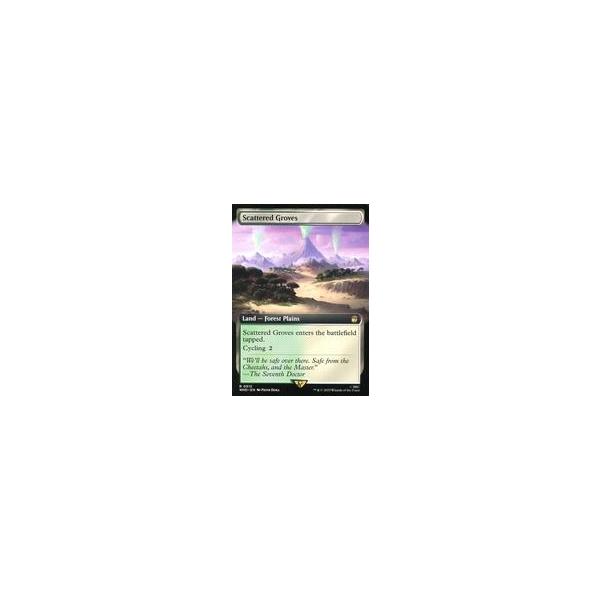 商品名：中古マジックザギャザリング 0512[R]：【WHO】【拡張アート版】Scattered Groves/まばらな木立ちマジックザギャザリング/英語版/R/土地/ユニバースビヨンド ドクター・フー コレクター・ブースター分類：土地/レ...