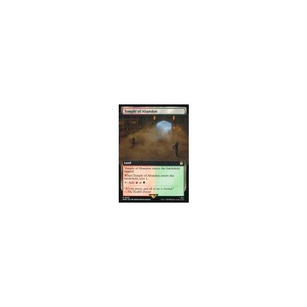 商品名：中古マジックザギャザリング 0523[R]：【WHO】【拡張アート版】Temple of Abandon/奔放の神殿マジックザギャザリング/英語版/R/土地/ユニバースビヨンド ドクター・フー コレクター・ブースター分類：土地/レア...