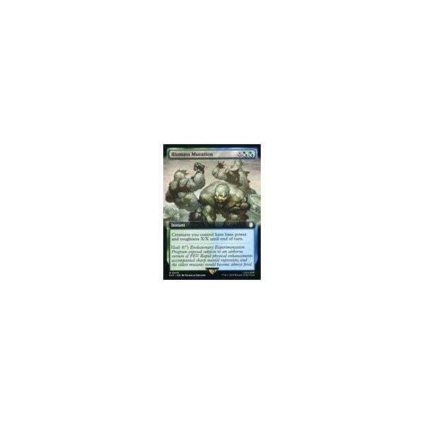 商品名：中古マジックザギャザリング 0475[R]：【PIP】【拡張アート版】Biomass Mutation/生体材料の突然変異マジックザギャザリング/英語版/R/ハイブリッド/ユニバースビヨンド Fallout コレクター・ブースター分...