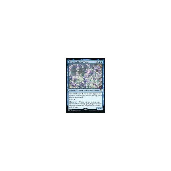 商品名：中古マジックザギャザリング 0103[R]：【OTC】Octavia  Living Thesis/生ける卒論、オクタヴィアマジックザギャザリング/英語版/R/青/サンダー・ジャンクションの無法者 統率者デッキ分類：青/レア度：Rシ...