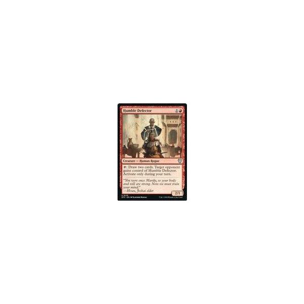 商品名：中古マジックザギャザリング 0170[U]：【OTC】Humble Defector/謙虚な離反者マジックザギャザリング/英語版/U/赤/サンダー・ジャンクションの無法者 統率者デッキ分類：赤/レア度：Uシリーズ：サンダー・ジャンク...