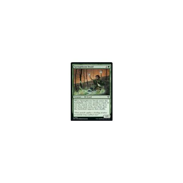 商品名：中古マジックザギャザリング 0208[C]：【OTC】Springbloom Druid/春花のドルイドマジックザギャザリング/英語版/C/緑/サンダー・ジャンクションの無法者 統率者デッキ分類：緑/レア度：Cシリーズ：サンダー・ジ...