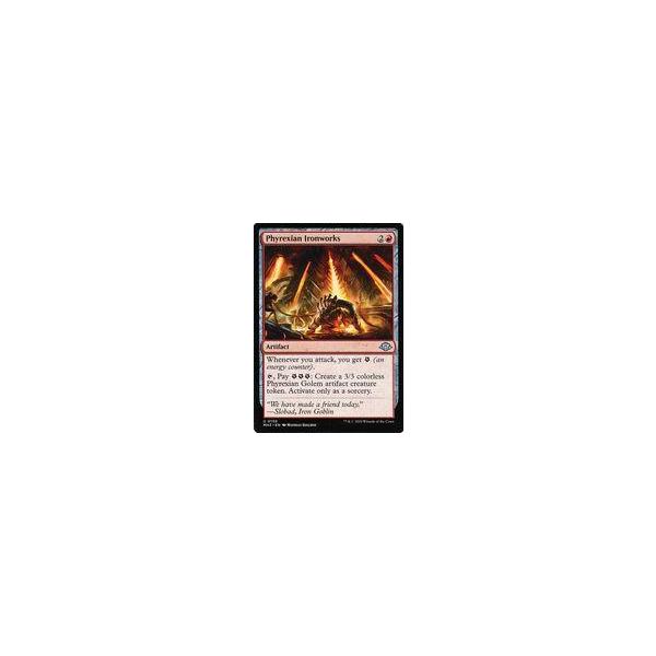 商品名：中古マジックザギャザリング 0130[U]：【MH3】Phyrexian Ironworks/ファイレクシアの鉄工所マジックザギャザリング/英語版/U/赤/モダンホライゾン3分類：赤/レア度：Uシリーズ：モダンホライゾン3商品解説■...