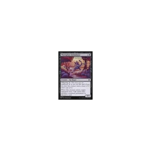 商品名：中古マジックザギャザリング 0117[C]：【BLB】Thornplate Intimidator/茨鎧の威嚇者マジックザギャザリング/英語版/C/黒/ブルームバロウ分類：黒/レア度：Cシリーズ：ブルームバロウ商品解説■「マジック：...