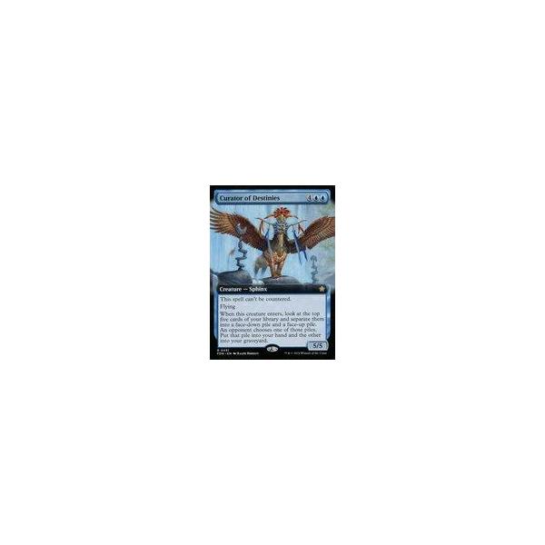 商品名：中古マジックザギャザリング 0451[R]：【FDN】【拡張アート版】Curator of Destinies/運命の管理者マジックザギャザリング/英語版/R/青/ファウンデーションズ コレクター・ブースター分類：青/レア度：Rシリ...