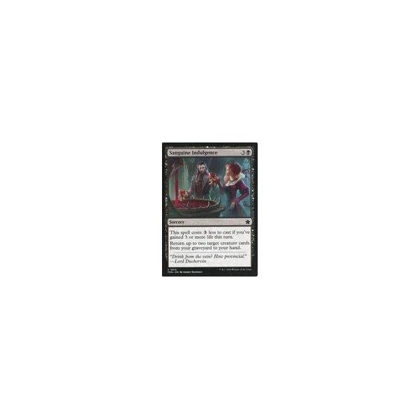 商品名：中古マジックザギャザリング 0613[C]：【FDN】Sanguine Indulgence/血なまぐさい耽溺マジックザギャザリング/英語版/C/黒/ファウンデーションズ Starter Collection分類：黒/レア度：Cシリ...