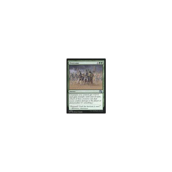 商品名：中古マジックザギャザリング 0696[U]：【J25】Overcome/超克マジックザギャザリング/英語版/U/緑/ファウンデーションズ ジャンプスタート・ブースター分類：緑/レア度：Uシリーズ：ファウンデーションズ ジャンプスター...