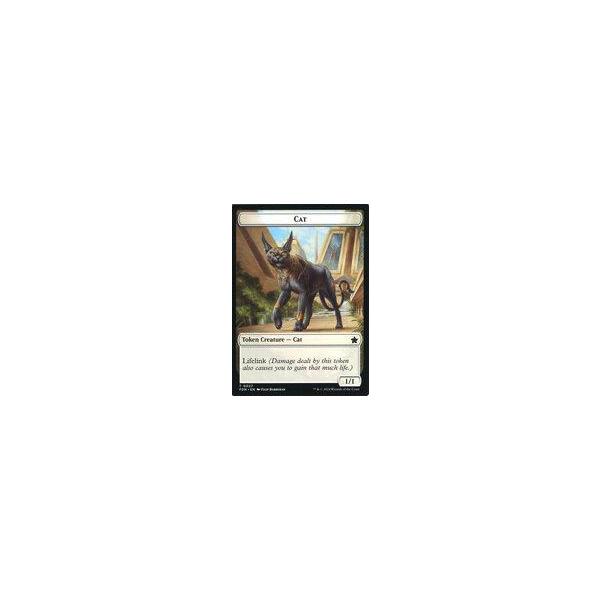 商品名：中古マジックザギャザリング 0027・0031[トークン]：【FDN】CAT/PHYREXIAN GOBLIN/猫/ファイレクシアン・ゴブリンマジックザギャザリング/英語版/トークン/白/赤/ファウンデーションズ Starter C...