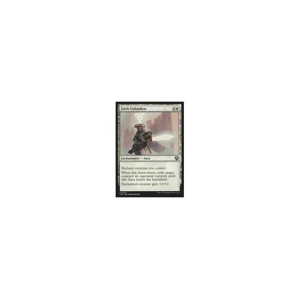 商品名：中古マジックザギャザリング 0021[U]：【INR】Faith Unbroken/揺るぎない信仰マジックザギャザリング/英語版/U/白/イニストラード・リマスター プレイ・ブースター分類：白/レア度：Uシリーズ：イニストラード・リ...