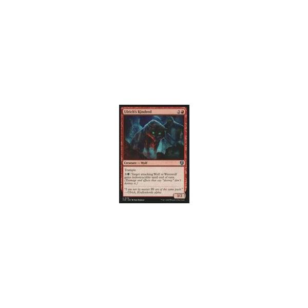 商品名：中古マジックザギャザリング 0176[U]：【INR】Ulrich’s Kindred/ウルリッチの同族マジックザギャザリング/英語版/U/赤/イニストラード・リマスター プレイ・ブースター分類：赤/レア度：Uシリーズ：イニストラー...