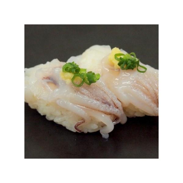 あとはシャリに乗せるだけ　ヤリイカ下足　5〜6ｇ×20枚 定番ネタのヤリイカ下足をお手頃価格でご提供。解凍後そのまま使用してください。そのまま寿司のネタとしてご使用ください。加工済みだから調理の手間がかかりません鮮度がいい為、歯ごたえがあり...