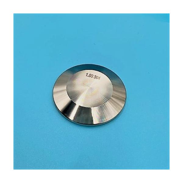 メクラキャップ・ブラインドヘルール・ブラインドキャップ・ヘルールキャップなど呼び方はありますが、サニタリー配管で使用する便利な蓋です。重さ：78ｇ参考サイズ：1.0Ｓ ヘルール 管径Φ25.4mm：フランジ外径Φ50.5mm　　　　　：1....