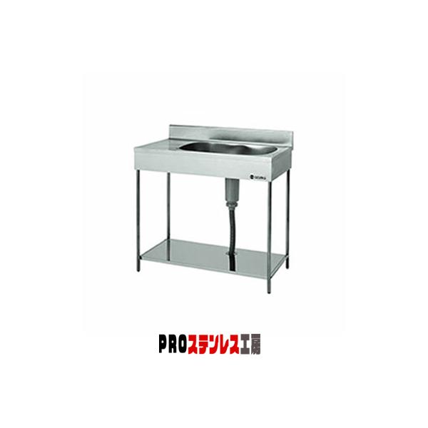 azu-ekpm1-1000r 015-0196717-001 ●寸法(mm)：1000×460×750●水槽内寸法(mm)：530×375×130 ●バックガード寸法(mm)：25×90 ●重量：11.0kg ●ステンレス製 ●アジャスタ...