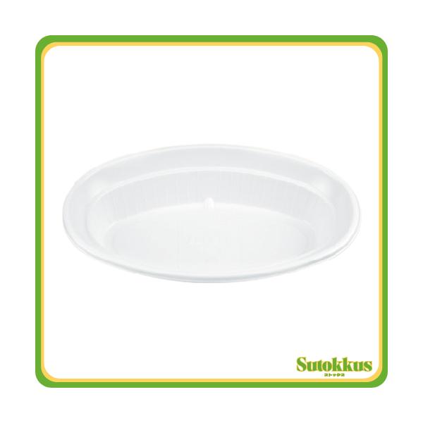 カレーなどにおすすめのラグビーボール型のテイクアウト容器蓋「シーピー化成 カレー容器 BF-214 嵌合蓋 50枚」は別売