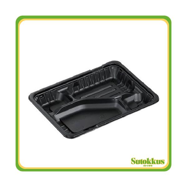 汎用性の高いシンプルな弁当容器専用内嵌合蓋「中央化学 幕の内・弁当容器 CTガチ弁 IK23-17 蓋 50枚」に対応（別売）