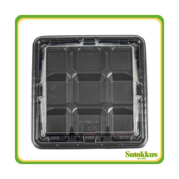 蓋天面のフラット面が広く中身がクリアに見えますロースタックで収納スペースをとりません積み重ね可！