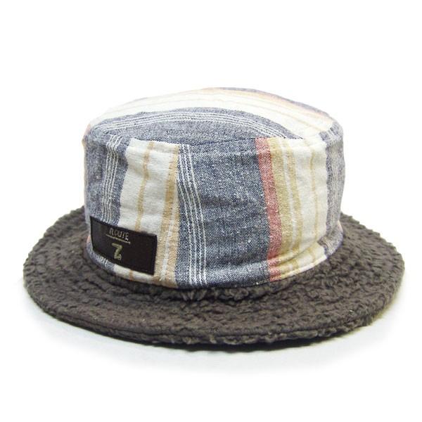 素材 ストライプ　綿65％/ポリエステル35％ボア　ポリエステル100％2種類の生地の切替が凝った作りのキャップ。いつもの洋服にプラスするだけでおしゃれ度アップ♪日本製サイズ48cmお買得デー　５のつく日 ゾロ目の日 いい買い物の日 カウカ...