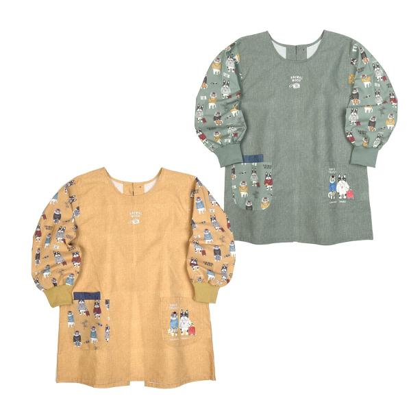 【発売日：2024年07月23日】ブランド：クスグルジャパン Kusuguru Japan品　番　：24-7541品　名　：アニマルモード  釦リボンあきリブカッポウカラー　：#1/YE イエロー、#2/GR グリーンサイズ　：着丈80cm...