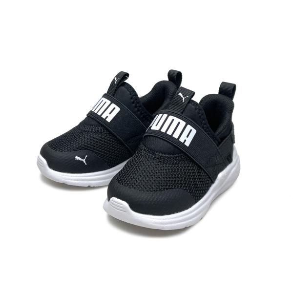 【発売日：2025年08月06日】ブランド：Puma プーマ品　名　： SOFT ワイヤード2 EASE IN インファント品　番　：403712カラー　：01-PUMA Blackサイズ　: 13cm 14cm 15cm 16cm素　材　...