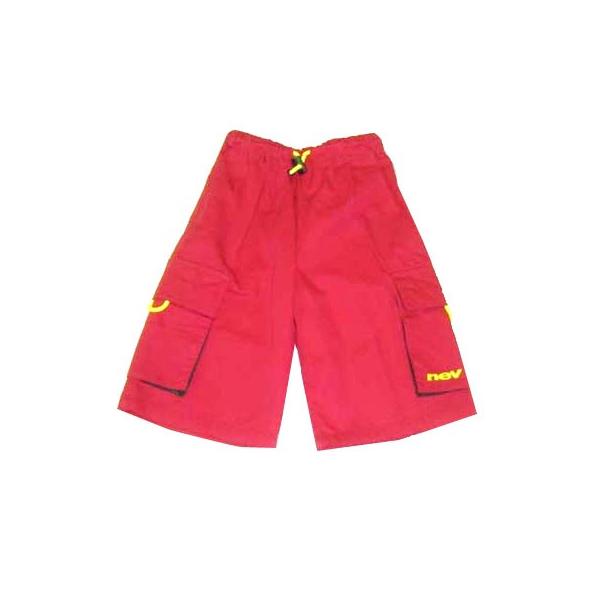 左下のポケットにはロゴ刺繍。両脇にもポケットがあります。ウエストは総ゴムで、黄色のアジャスターがアクセントでかっこいいですよ！お尻にもポケットがついています。★夏のかっこいいカーゴショーツにどうぞ！！素材：コットン100％サイズ(着丈/股下...