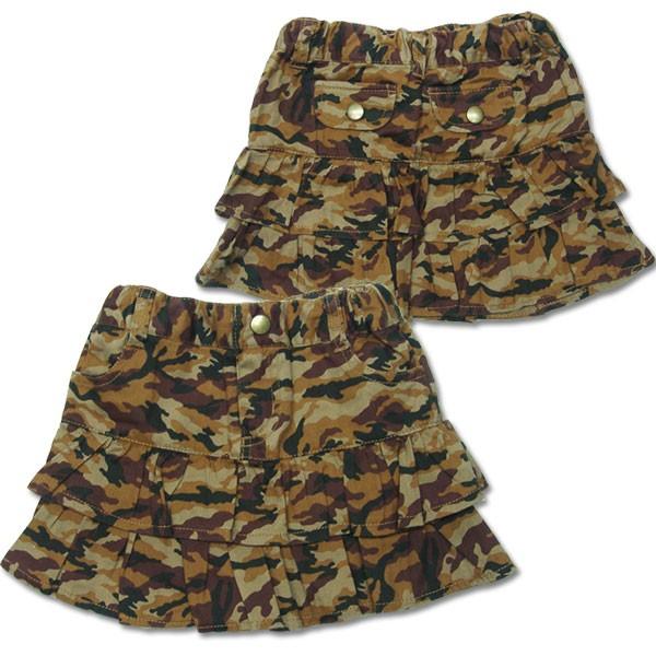 迷彩プリントを２段にしたことで、スウィートな印象に。この絶妙な甘辛MIX感が人気の秘密です★タイトフィットなミニ丈は一枚でもきれいに履けますし、スパッツ、タイツ、デニムなどとも相性ばっちり☆ セール SALE