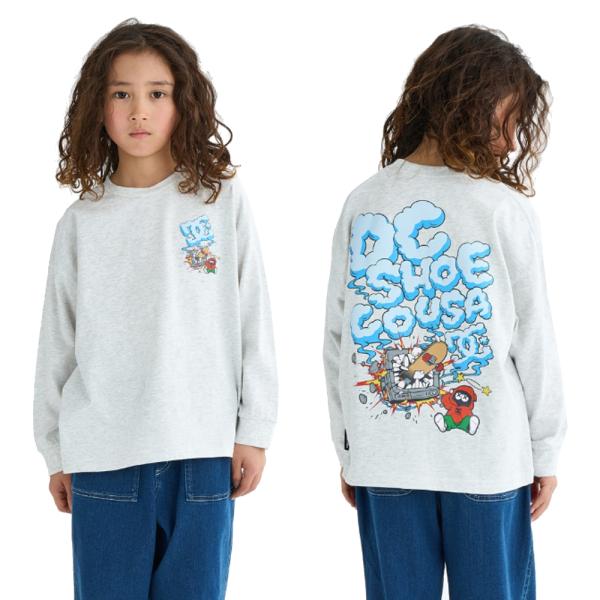 【発売日：2025年09月09日】ブランド：DC SHOES 品　名　：25 KD CLASH DECK LS品　番　：YLT254519カラー　：GRY-グレー素　材　：綿100％、 リブ:綿95％　ポリウレタン5％サイズ 　：140cm...