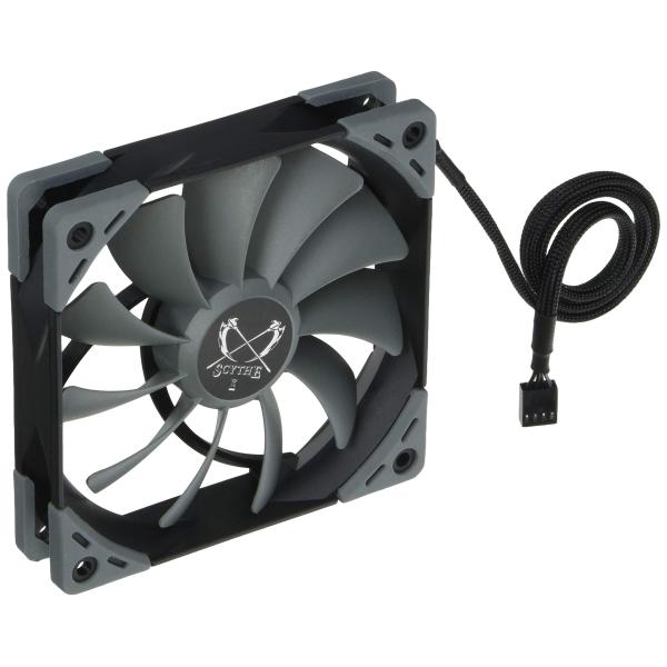 サイズオリジナル設計高密度密閉型FDB採用 防振ラバー搭載 120mmファン KAZE FLEX PWM 300~1200rpm SU1225FD12M-RHP ・200~250℃の高温に耐える高品質な潤滑油を採用・RoHS対応の環境配慮型...