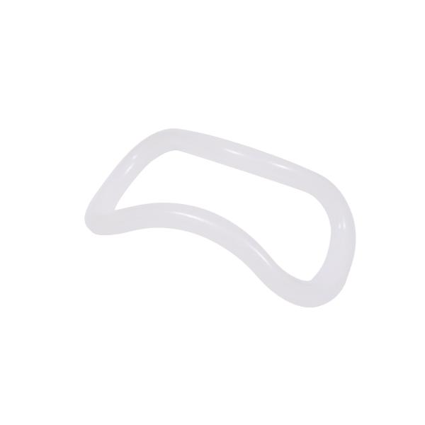 ウェーブストレッチリング 【正規品/MAKISPORTS(マキスポーツ)】　プラスチック 定番色(男女兼用) ホワイト　しなりのない硬いタイプ 美しい姿勢作りに最適なセルフケア&amp;トレーニング器具◇今までない形状(内すぼり、ダブルアー...