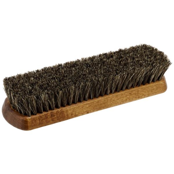 [エム・モゥブレィ] シューケア 靴磨き ホコリ落とし用 馬毛ブラシ プロ・ホースブラシ ブラウン(ドイツ製) Free 説明商品紹介靴クリームを塗った後、クリームを伸ばしたり、なじませたりする→かたい毛(強い毛)が最適です! クリームを靴...