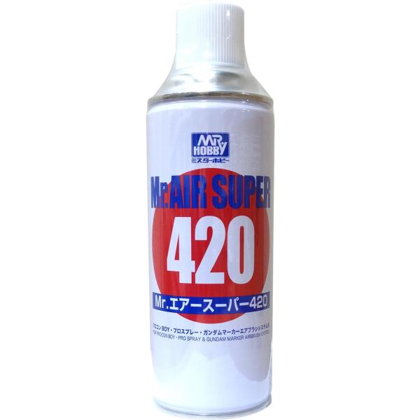 GSI クレオス(GSI Creos) GSIクレオス Mr.エアースーパー420 ホビー用塗装用具 PA200 ・エアブラシ・プロスプレー用のエアー缶・内容量:420ml・模型用塗装用具・エアブラシ塗装用コンプレッサーアクセサリー・火気厳...