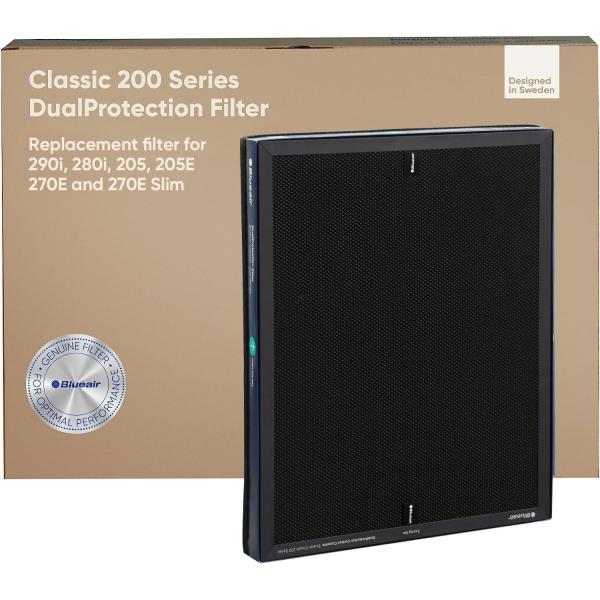 【純正品】ブルーエア 空気清浄機フィルター Classic 200シリーズ(290i / 280i / 205 / 250E / 270E / 270E Slim) 交換用 デュアルプロテクションフィルター 104767 空気中に漂う細かい...