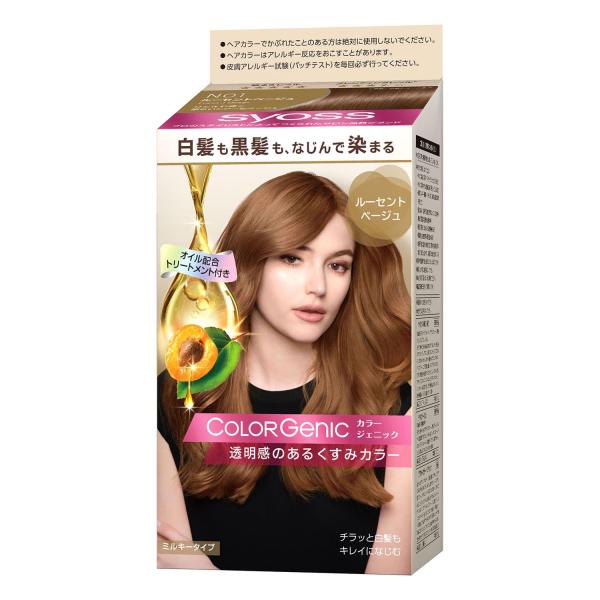 サイオス カラージェニック ミルキーヘアカラー N01 ルーセントベージュ(チラッと白髪用 おうちで手に入るサロン品質)[医薬部外品] 50g+100mL 1個 (x 1) 商品紹介チラッと白髪*が気になり始めた方のために、プロのスタイリス...