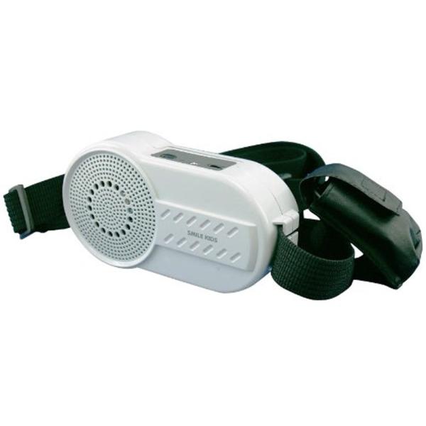 スマイルキッズ 拡声器 ハンズフリー メガホン AHM-106 ・サイズ:幅159mm×奥行き45mm×高さ83mm・メーカー型番:AHM-106・付属品:ヘッドホンタイプマイク、耳掛けタイプマイク・使用電池:単3形乾電池×6個・原産国:中...