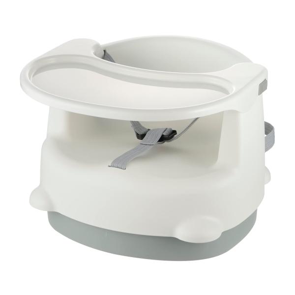 リッチェル 2WAYごきげんチェアKN ホワイト 抗菌仕様 7カ月頃~5才頃 ・【対象月齢】7カ月頃&amp;#65374;5才頃 　【サイズ】テーブル取り付け時：35×39×22・27H(cm)/テーブル取り外し時：35×33×22・27...