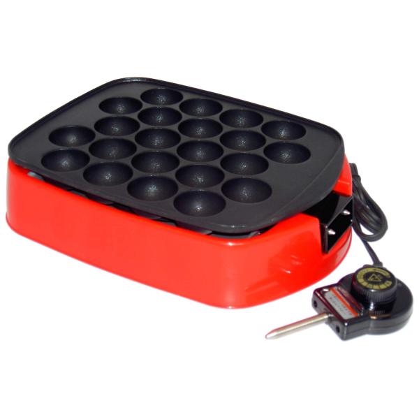 杉山金属 たこ焼き器 ツーツーにこにこたこちゃん早焼き KS-2579 ・サイズ:製品寸法:幅31×奥行23.5×高8.5cm・プレート:アルミダイキャスト(フッ素樹脂加工)、本体:ポリプロピレン・プレートサイズ:220×300×53mm、...