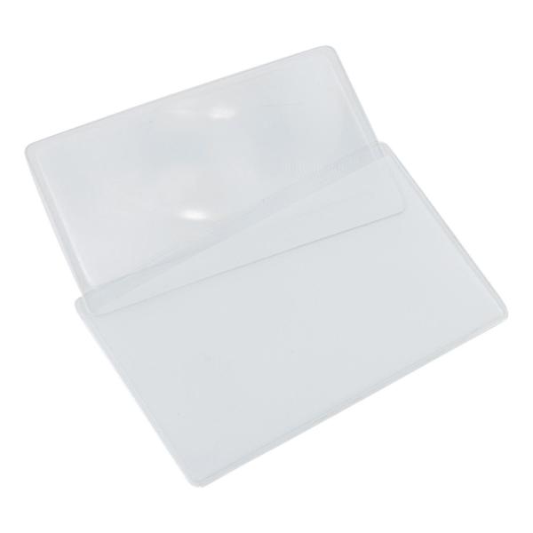 新潟精機 BeHAUS シートレンズ カードタイプ 3.5倍 No.018 ・サイズ:レンズ/43×80mm・倍率:3.5倍・用途:読書のお供として、しおりとしても使える・重量:3g下敷のように軽くて薄いので携帯に非常に便利なシート状のレンズ