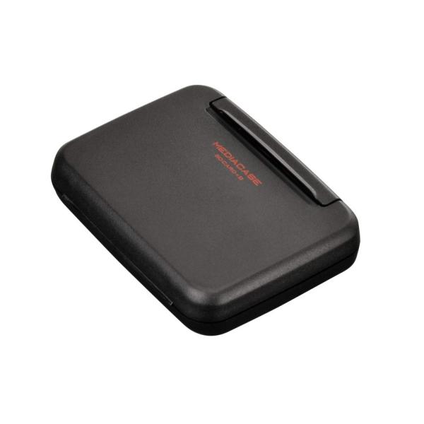 HAKUBA ポータブルメディアケース W (SD/MicroSDカード用) 各8枚ずつ収納 ブラック 帯電防止 衝撃吸収クッション採用 PP樹脂製 コンパクト DMC-20WSDBK 4977187371406 ・メモリーカードを保護する...