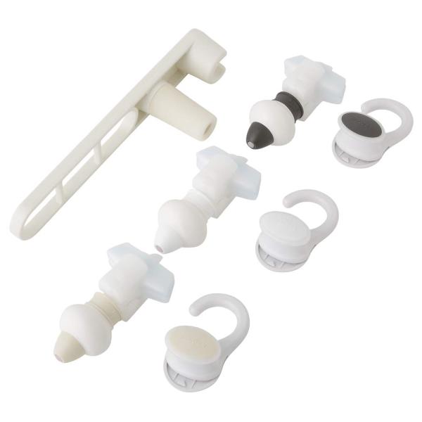 三輝（Sanki） 詰め替えそのまま MINI 7点セット MS-7DWI（ダークグレー・ホワイト・アイボリー） ・カラー：ダークグレー・ホワイト・アイボリー・サイズ:約幅22×奥行3.7cm・原産国:日本国・本体重量:450g・素材・材質...