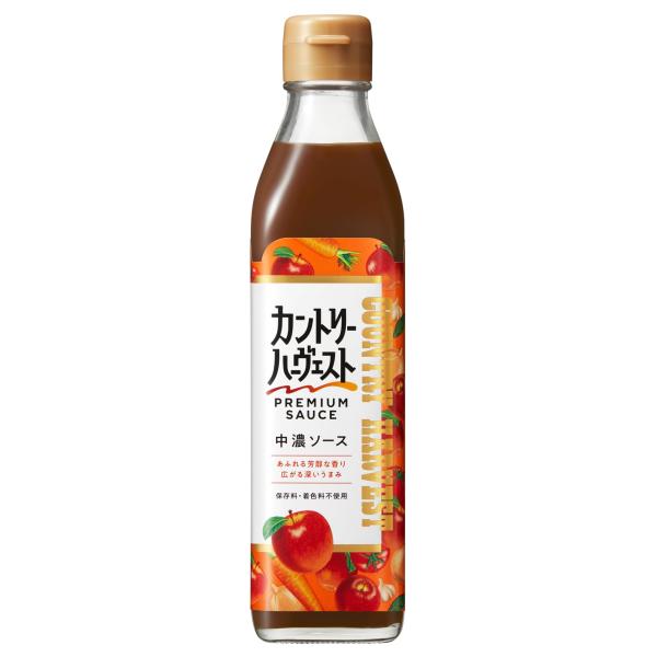 高橋ソース カントリーハーヴェスト 中濃ソース 300ml ・カロリー:109kcal/100mlあたり・ブラント名: 高橋ソース・内容量:300ml・原材料:野菜・果実(りんご、トマト、たまねぎ、その他)、砂糖、醸造酢、食塩、醤油、澱粉、...
