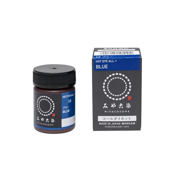 桂屋ファイングッズ(Katsuraya fine goods) みやこ染 お湯染色 コールダイホット ECO Col.13 ブルー ・パッケージ重量: 0.04 kg・仕様:みやこ染・品番:-・色・柄:Col.13 ブルーお湯(85℃以上)...