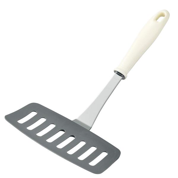 下村工業 日本製 味わい食房 ナイロンワイドターナー ANW-221 新潟 燕三条製 ・サイズ:縦287×横150×高さ65mm・メーカー型番:ANW-221・原産国:日本・材質:ハンドル/ポリプロピレン、皿部/ 66ナイロン、金属部/ステ...