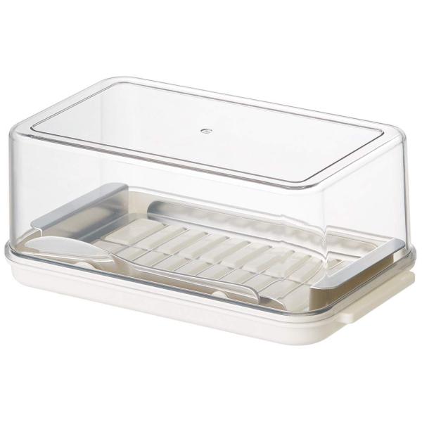 スケーター (skater) バターカッター &amp; ケース (アクリル ステンレススチール プラスチック) 業務用サイズ バターナイフ付き 450gバター BTG2DXNーA ・サイズ: 107×190×77mm・原産国:日本 / 使...