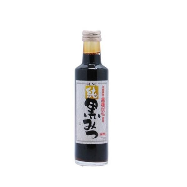 サンク 【完全無添加】 純 黒みつ (黒蜜) 250ml ・【召し上がり方】 あんみつやかき氷、ところてん等、和風のデザートに良く合います。又、牛乳やきな粉と混ぜてドリンクにしたり、トーストにつけたりと、アイディア次第で用途は無限に広がりま...